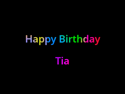 Happy Birthday Tia GIF 126
