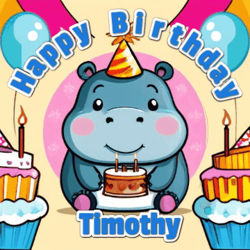 Happy Birthday Timothy GIF 103
