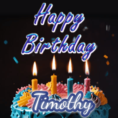 Happy Birthday Timothy GIF 136