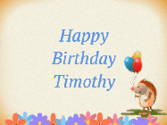 Happy Birthday Timothy GIFs