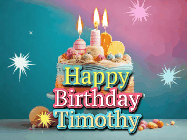 Happy Birthday Timothy GIFs