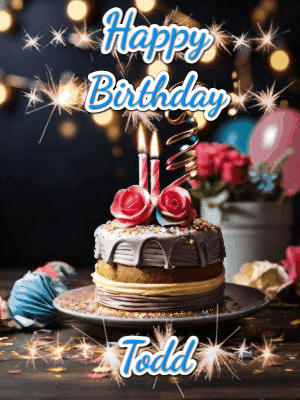 Happy Birthday Todd GIF 57