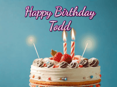Happy Birthday Todd GIF 73