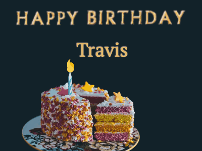 Happy Birthday Travis GIF 6