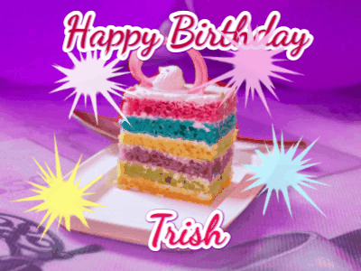 Happy Birthday Trish GIF 133