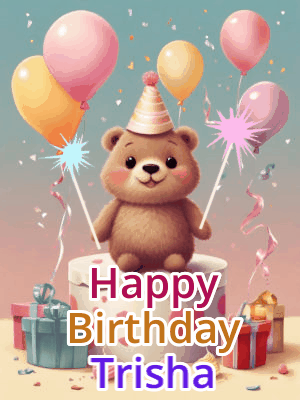 Happy Birthday Trisha GIF 106