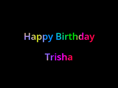 Happy Birthday Trisha GIF 125