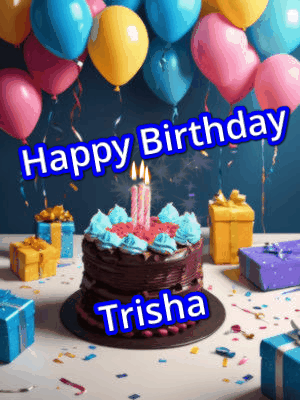 Happy Birthday Trisha GIF 96