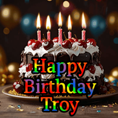 Happy Birthday Troy GIF 149