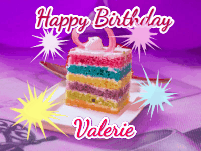 Happy Birthday Valerie GIF 134