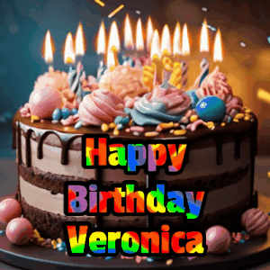 Happy Birthday Veronica GIF 60