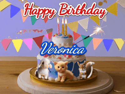 Happy Birthday Veronica GIF 71