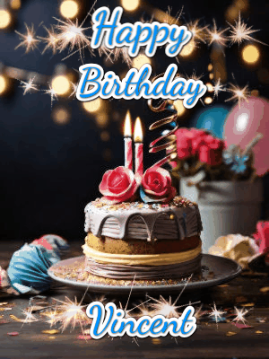 Happy Birthday Vincent GIF 56