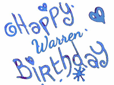 Happy Birthday Warren GIF 132
