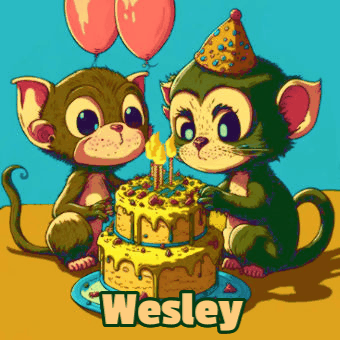 Happy Birthday Wesley GIF 127