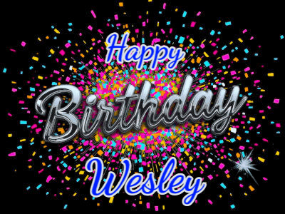 Happy Birthday Wesley GIF 159