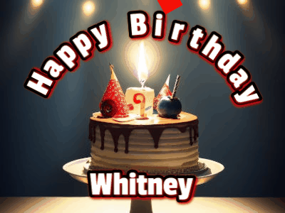 Happy Birthday Whitney GIF 25