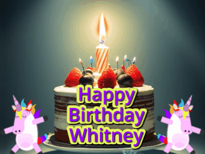 Happy Birthday Whitney GIF 49