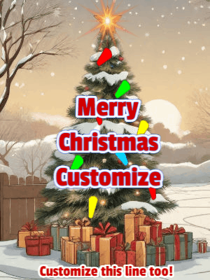 Christmas Tree GIF, christmas-card-3004 @ Editable GIFs